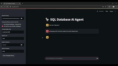 Sql Database Ai Agent Youtube