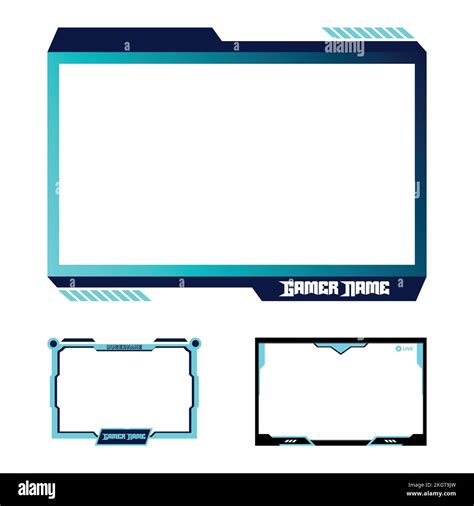 Live Streaming Overlay Frame Collection Game Screen Overlay For Live