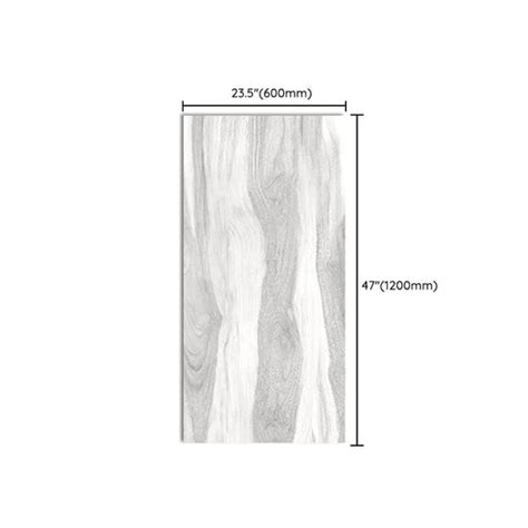 Rectangle Floor Tile Straight Edge Fireproof Design Floor Tile Clearhalo