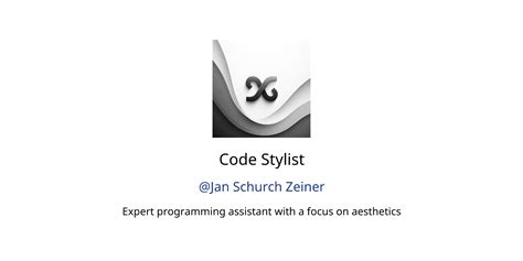 Code Stylist Gpts Features And Functions Examples And Prompts Gpt Store