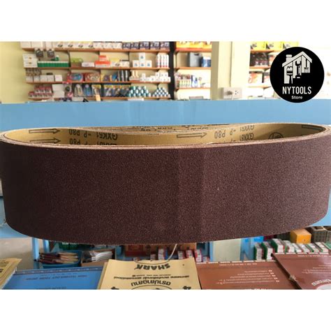 กระดาษทราย กระดาษทรายสายพาน กระดาษทรายรถถัง ผ้าทรายสายพาน ใบขัดกระดาษทราย กระดาษทราย ขนาด 4x36