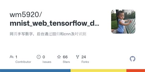 github wm5920 mnist web tensorflow demo 网页手写数字，后台通过回归和cnn及时识别