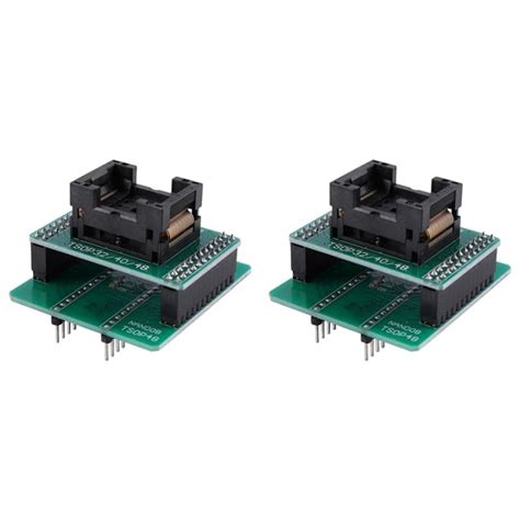 Dqkn 2x Andk Tsop48 Nand Adapter Only For Minipro Tl866ii Plus Programmer For Nand Flash Chips