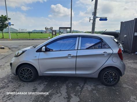 올 뉴모닝 썬팅 재시공 Skc 랩터 전면 30 측후면10 시공 가성비 좋은 열 차단 높은 틴팅 열선 손상 없는 재시공 푸른빛 바이올렛 색상 시흥 Skc 랩터 시흥썬팅