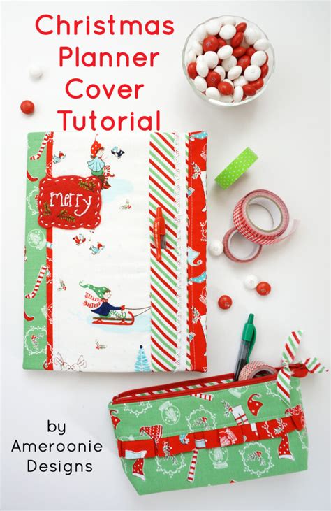 Diy Christmas Planner Cover Tutorial The Polka Dot Chair