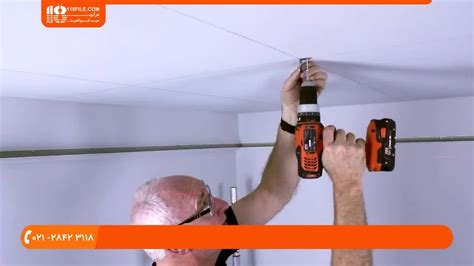 آموزش کناف کاری کناف سقف کناف دیوار نصب تایل کناف اکواپنل روی