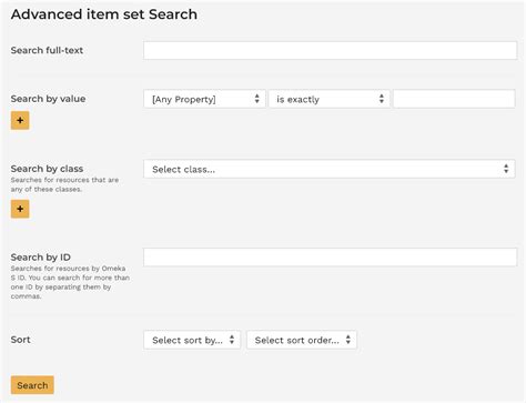 Searching Omeka S User Manual