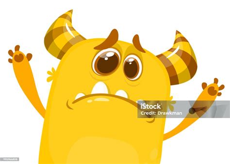 심 술 화가 괴물의 만화 엽서에 대 한 할로윈 문자 인쇄 스티커 또는 훈장 공휴일에 대한 스톡 벡터 아트 및 기타 이미지 공휴일 귀여운 끈적끈적한 Istock