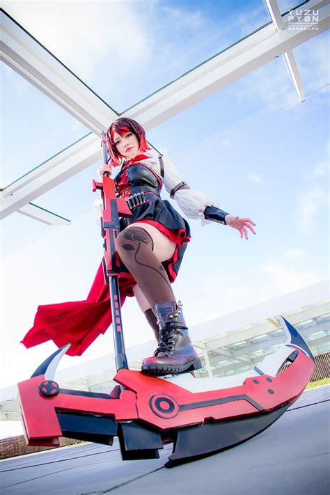 My Ruby Cosplay Crescent Rose Scythe Made By Yuzupyon [self] Cosplay