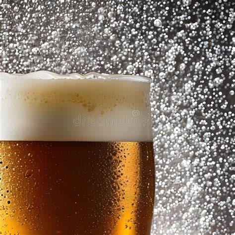 A Bubbly And Frothy Texture With Foaming Beer And Soda Drinks2 Generative Ai Stock Illustration