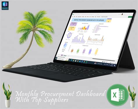 Monthly Procurement Dashboard With Top Suppliers Procurement Planner Procurement And