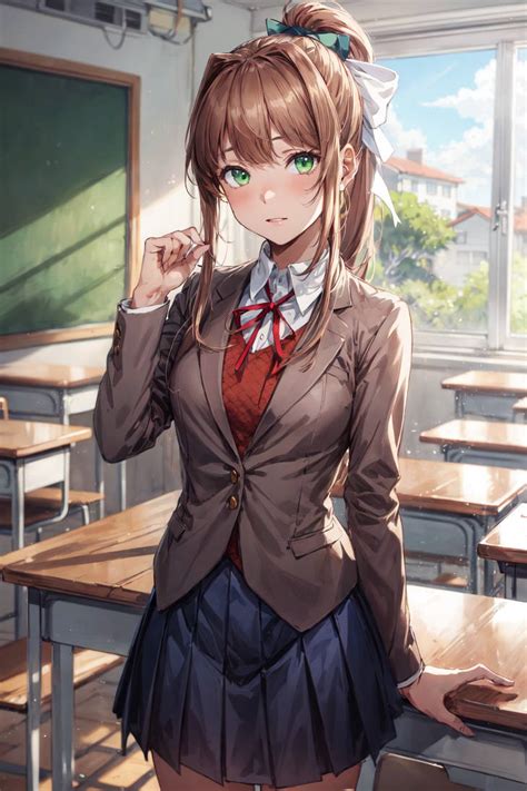 Monika Ddlc 6 By Artcave19 On Deviantart