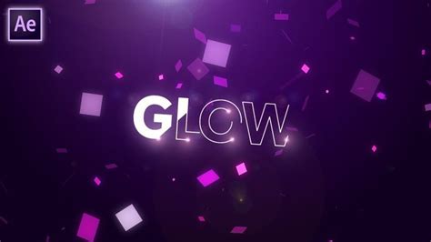 Glow Text Particle Reveal Animation In After Effects After Effects Tutorial No Plugins
