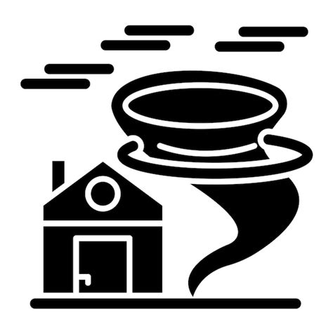 Premium Vector Typhoon Vector Illustration Style