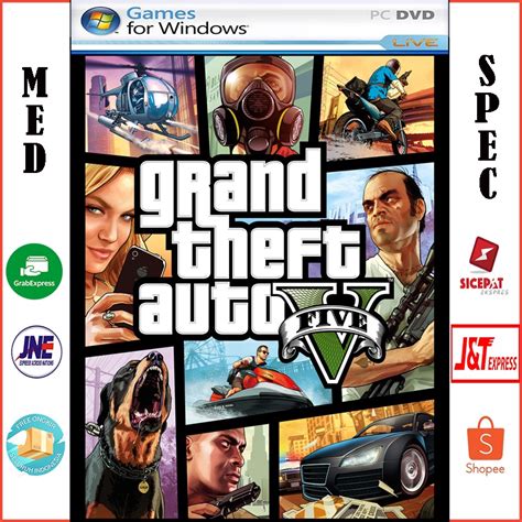 Jual Grand Theft Auto V Pc Gta V Gta 5 Pc Gamedvd Game Gaming Laptop