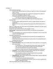 GEO MIDTERM Pdf Chapter What Is Historical Geology Discipline That