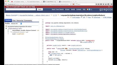 hadoop map reduce development 02 row count develop reducer youtube