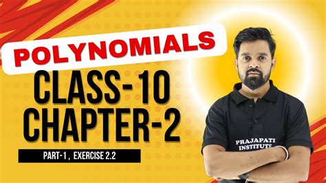 Class 10 Chapter 2 Polynomials Part 2 Youtube