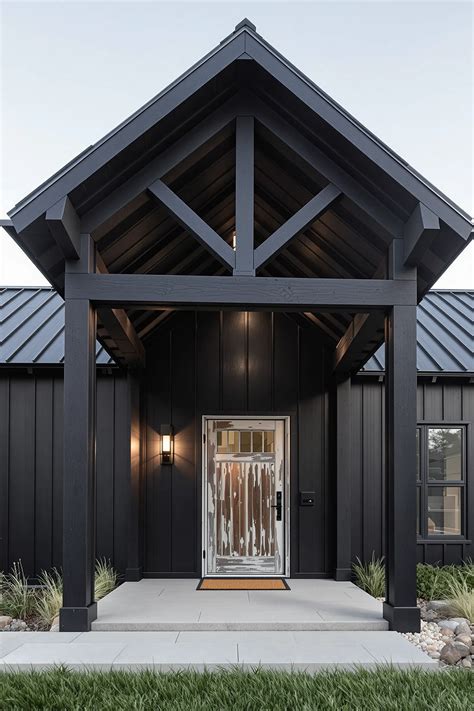 14 Stunning Black Modern Farmhouse Exterior Ideas To Inspire Your Next