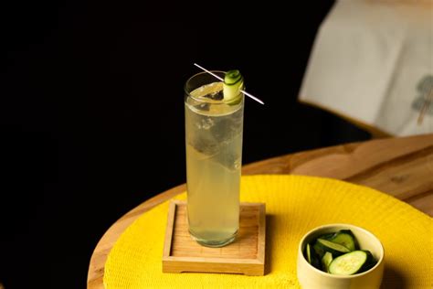 Cucumber Collins Cocktail Recipe By Drinksworld