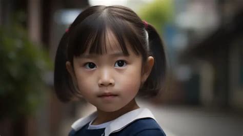 동양인의 얼굴을 한 소녀 코러스 이미지 아이 초등학생 여자 초상 고화질 사진 사진 어린이 배경 일러스트 및 사진 무료