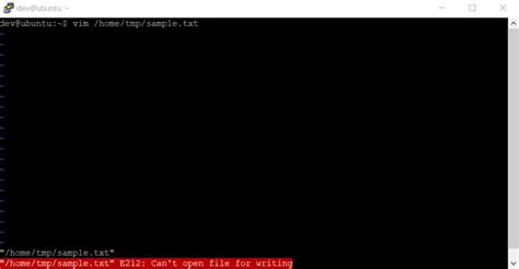 3 Methods How To Fix Vim Cant Open File For Writing Error Etc