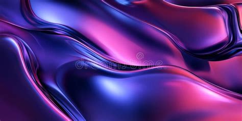 A Surreal 3d Background Of An Abstract Liquid Like Surface With Shifting Iridescent Colors