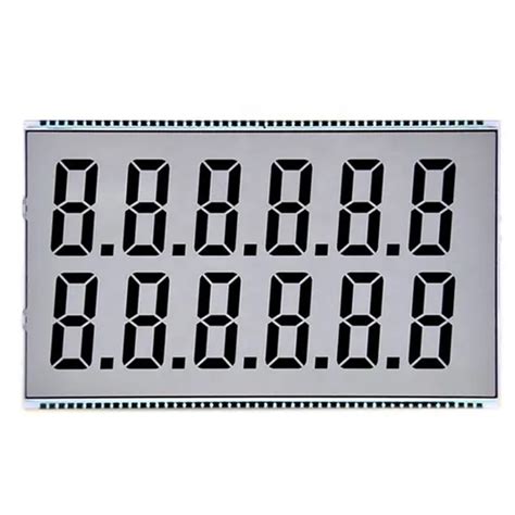 Tn Stn Fstn Va 7 Segment 4 5 6 12 20 22 Digit Mono Lcd Monitor For Thermometer Components