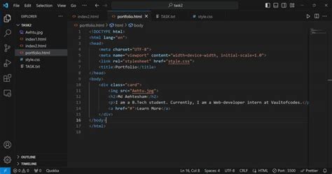 Md Aehtesham On Linkedin Vaultofcodes Webdevelopment Internship Portfolio