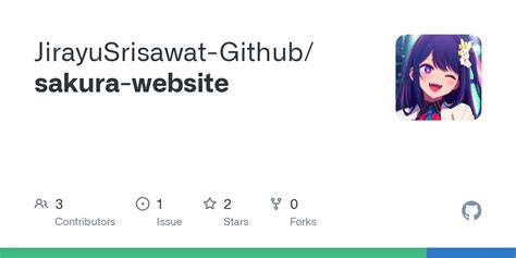 Github Jirayusrisawat Githubsakura Website