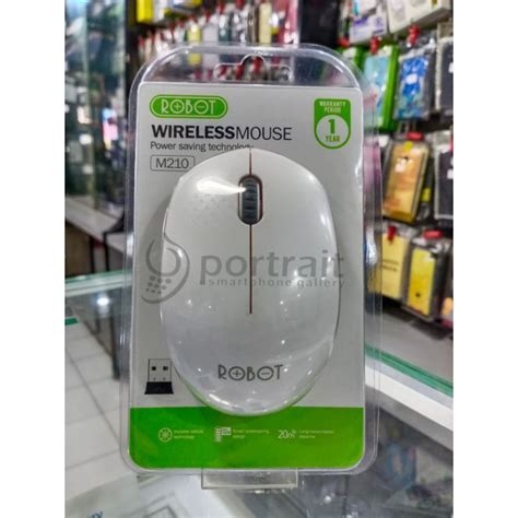 Jual Wireless Mouse Robot M210 Optical Mouse Shopee Indonesia