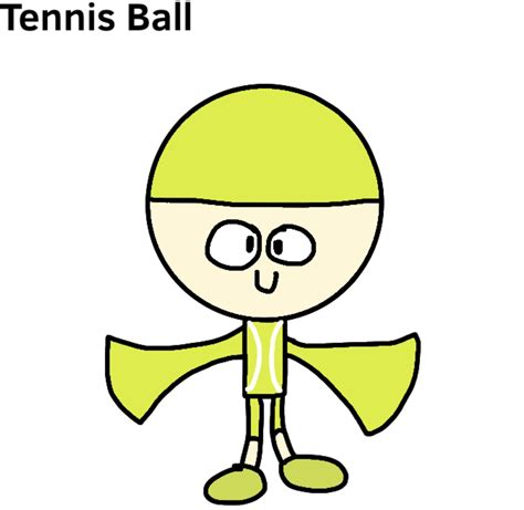 Bfdi Tennis Ball Humanized By Luckykingg On Deviantart