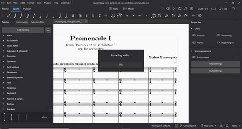 Mu4 Issue Audio Export While Publishing Scoreuploading Score To Cloud Does Not Progress