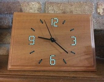 Rectangle Clock Etsy