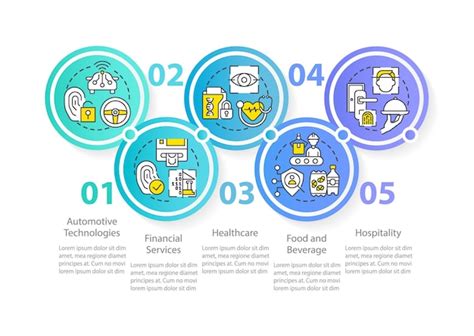 Premium Vector Biometric Technology Usage Circle Infographic Template