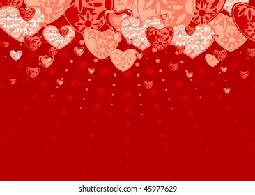 Red Love Background Stock Vector Royalty Free 45977629 Shutterstock