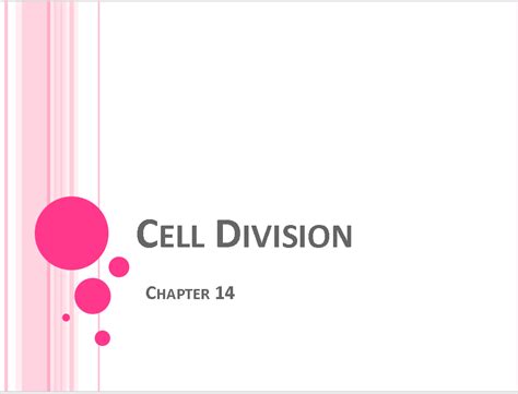 Cell Division Ppt Thescienceteacher Ie