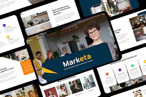Шаблон маркетинговой презентации Marketa Presentation Templates Включая маркетинг и рынок