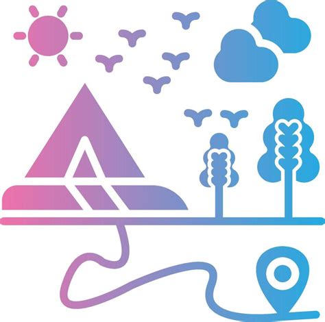 Route Gradient Color Form 66043804 Vector Art At Vecteezy