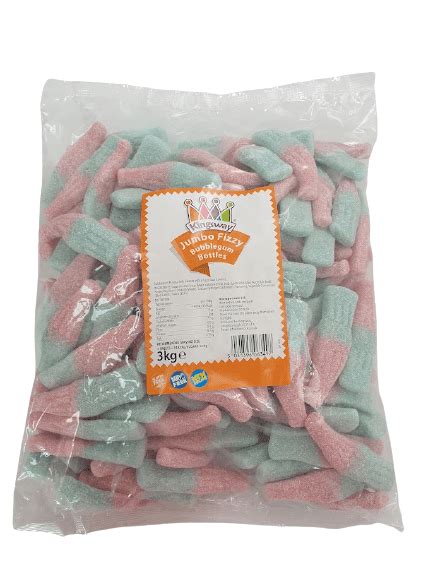 Jumbo Fizzy Bubblegum Bottles Kingsway