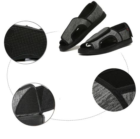 Широкая обувь для диабетической стопы и после нее; отек для толстой ...