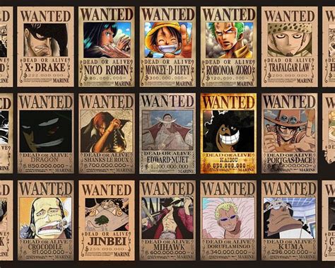 Best One Piece Wanted Posters At Claire Sidaway Blog