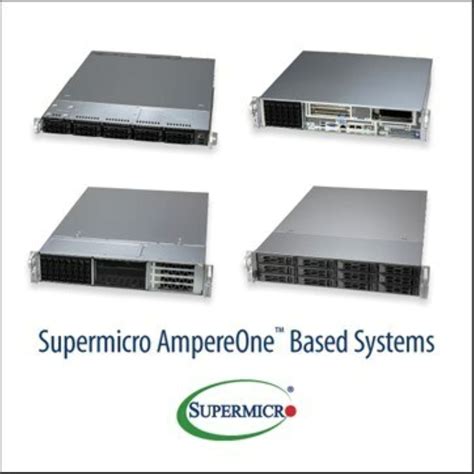 Supermicro Adds 192 Core Arm Cpu Based Low Power Servers To Its Broad