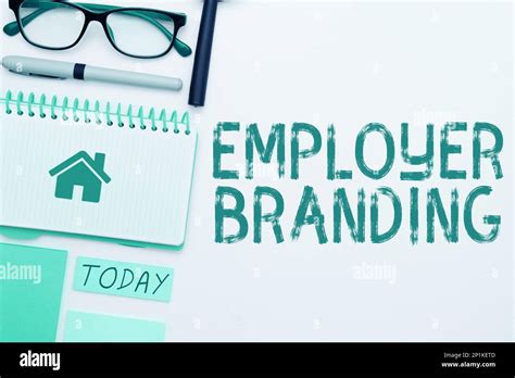 Writing Displaying Text Employer Branding Business Overview Process Of Promoting A Company