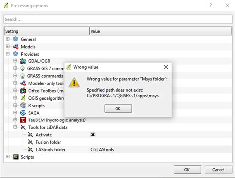 Grass Gis Qgis 2141 Lastools Install Error Wrong Value For