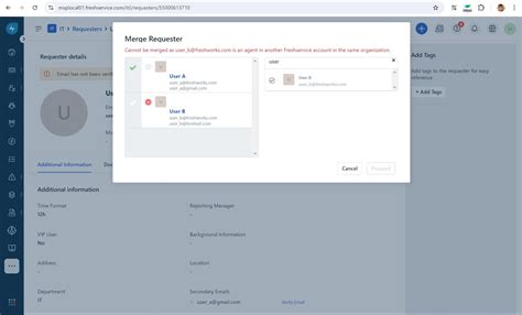 Merging Users In Freshservice Advanced Scenarios Freshservice