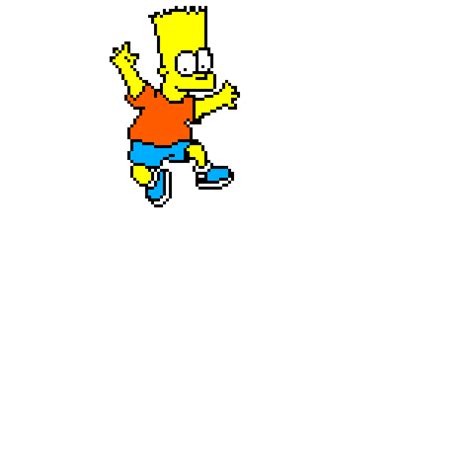 Bart Simpson Minecraft Pixel Art Pixel Art Mario Characters My Xxx