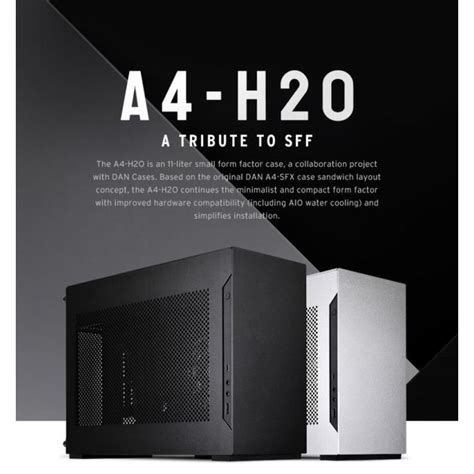 Jual Diskon Lian Li A4 H20 Mini Itx Casing A4h20 Alumunium Black Silver Shopee Indonesia