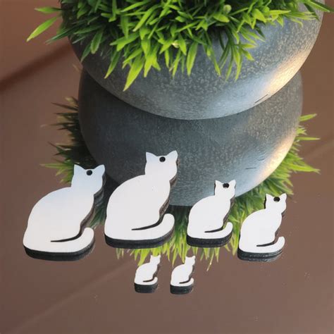 Cat Sublimation Earring Blanks ~ Multiple Sizes Designodeal