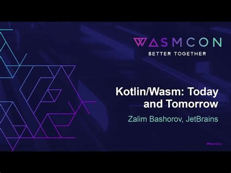 Free Video Kotlin Wasm Today And Tomorrow From Linux Foundation Class Central